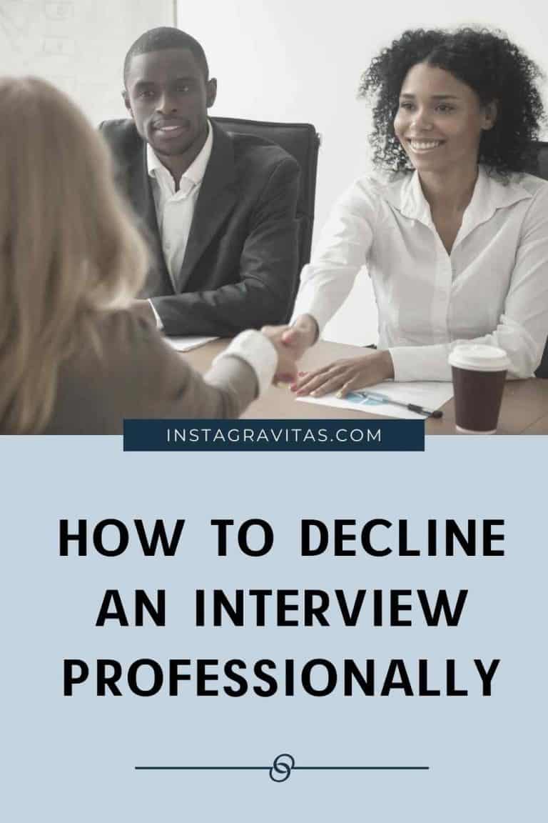 How To Decline An Interview Professionally - 2024